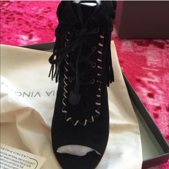 Anthropologie | Shoes | Cynthia Vincent Open Toe Booties Anthropologie ...